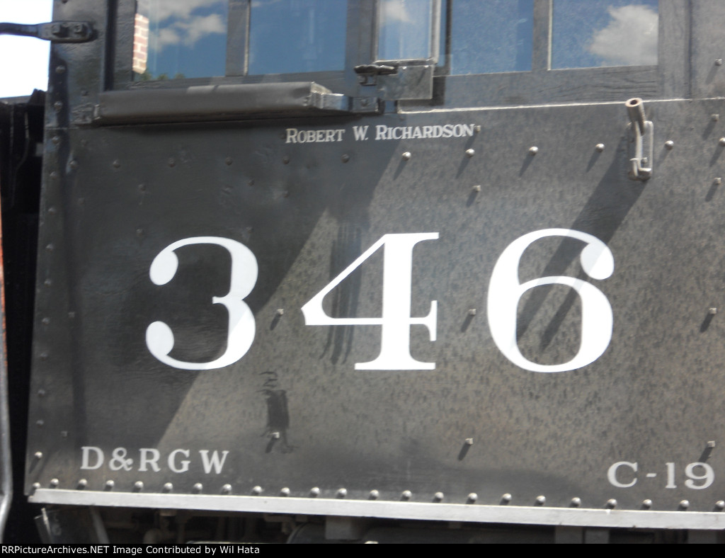 D&RGW 346 Cabside